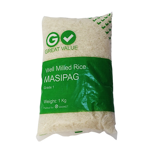 Great Value Masipag Rice 1Kg – Shop Gaisano
