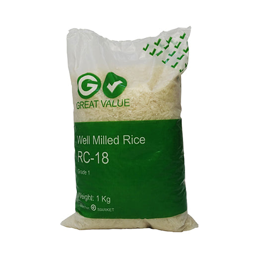 Great Value RC-18 SP Rice 1KG – Shop Gaisano